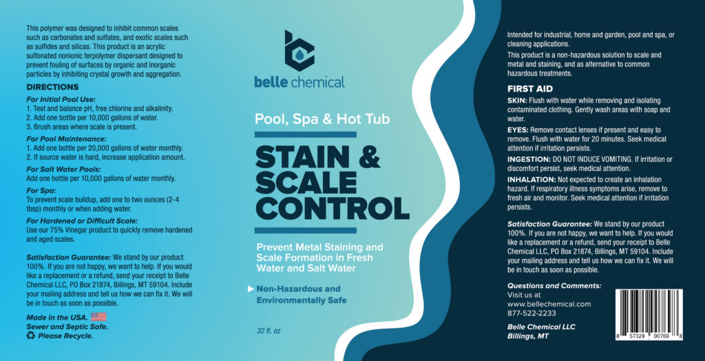 Stain and Scale Control for Pools, Spas and Hot Tubs 32 Fl Oz